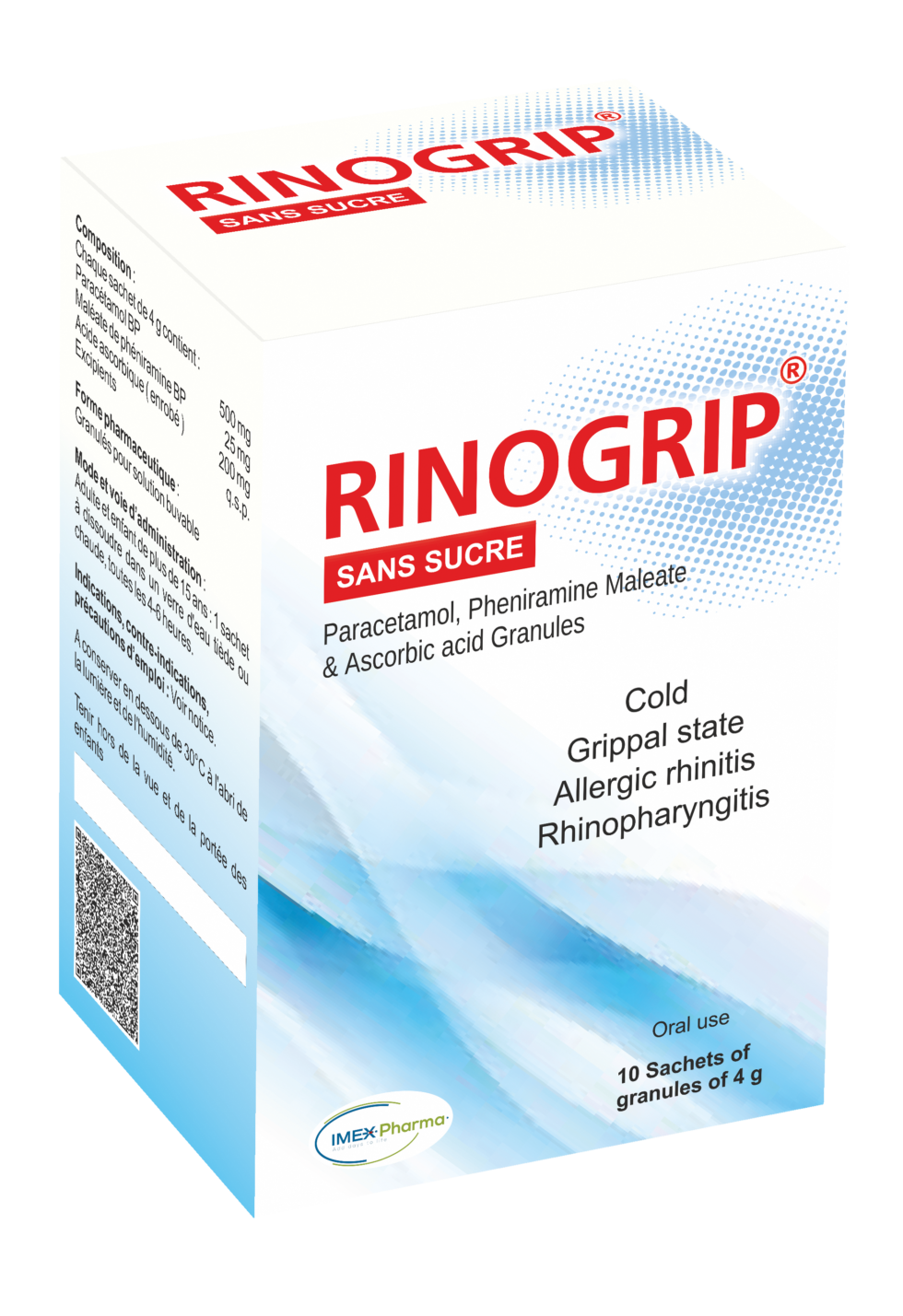 RINOGRIP SANS SUCRE | IMEX Pharma
